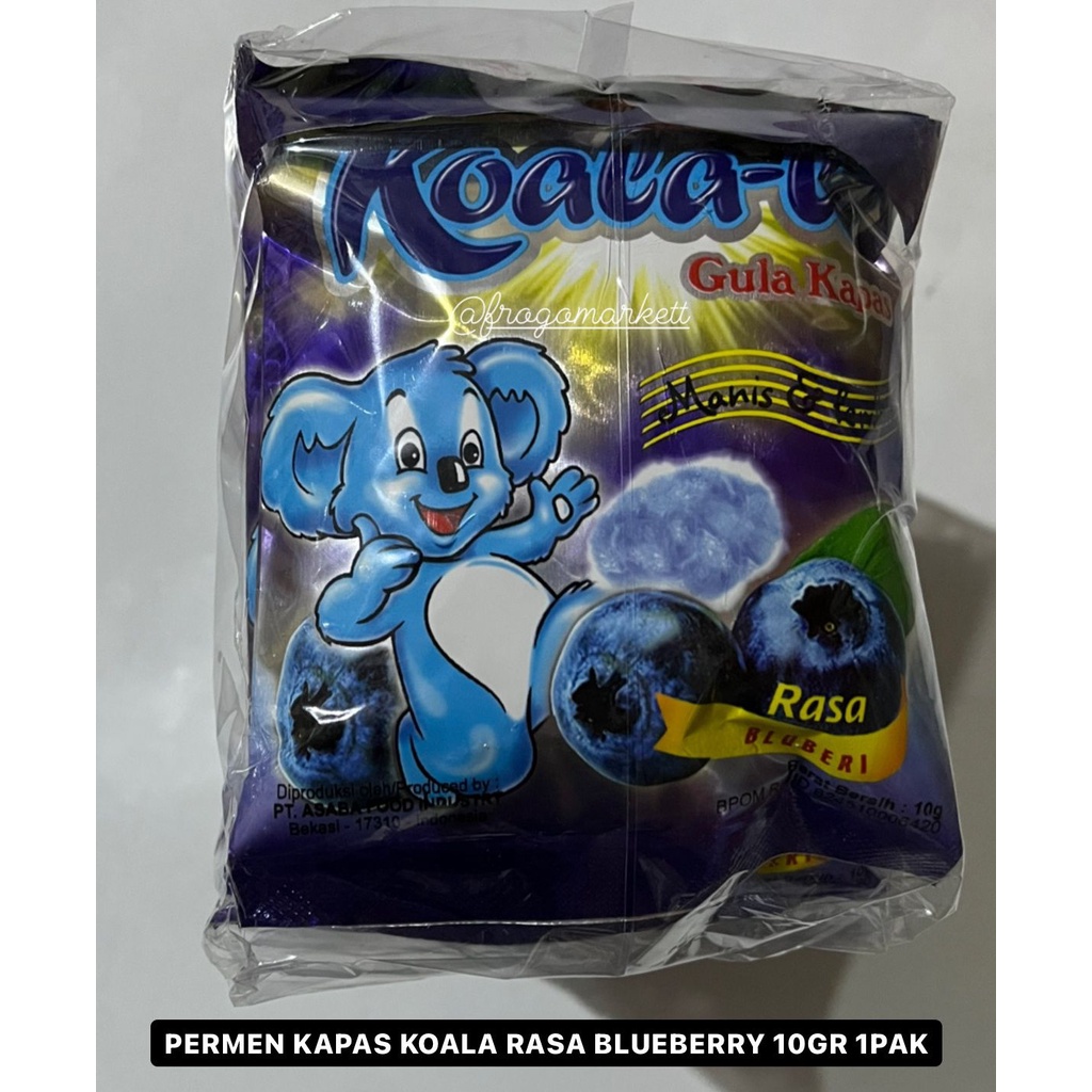 Jual Permen Gula Kapas Koala 1pak (10pcs x 10gr) | Shopee Indonesia