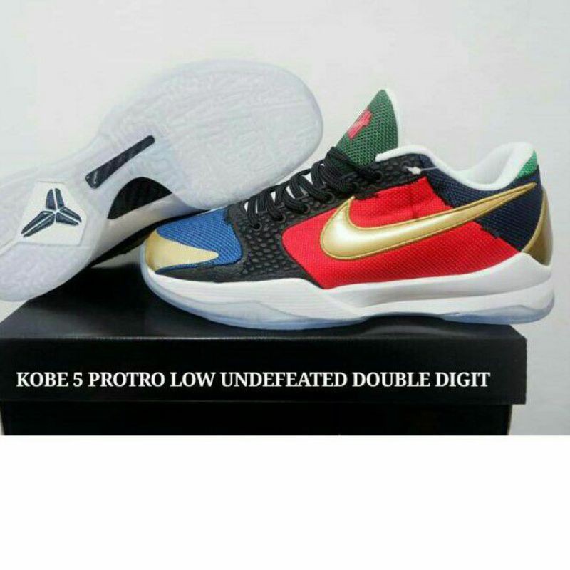 Jual SEPATU BASKET NIKE KOBE 5 PROTRO LOW UNDEFEATED DOBLE DIGIT ...