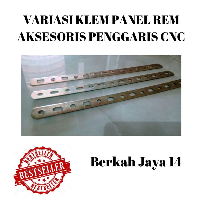 Jual VARIASI AKSESORIS KLEM PANEL REM PENGGARIS CNC MOTOR CHROME HARGA ...