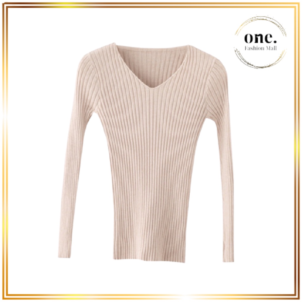Jual ONEFASHIONMALL SL002 Manset Rajut Atasan Lengan Panjang Inner ...