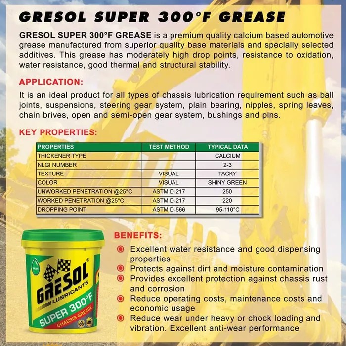 Jual GRESOL SUPER 300F CHASSIS GREASE (PAIL) | Shopee Indonesia