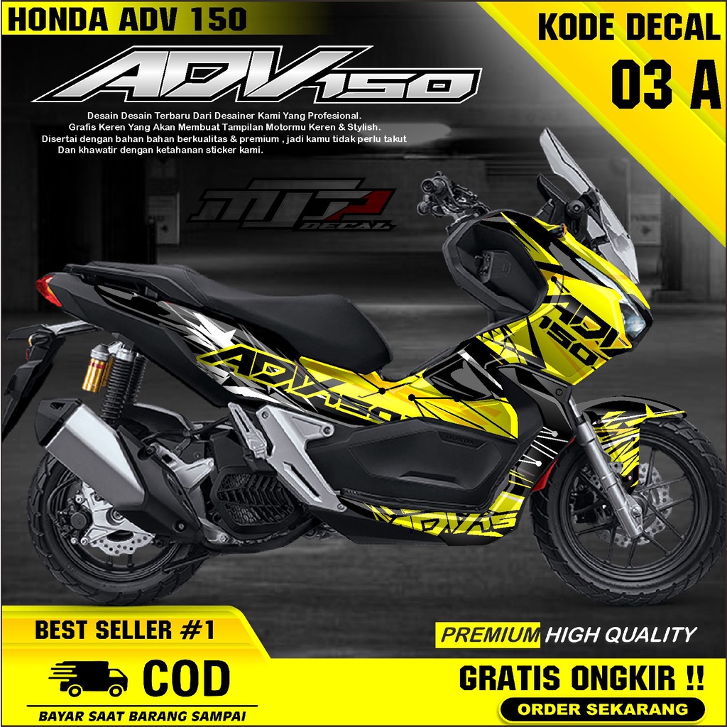 Jual (TERLARIS) Decal Sticker Honda ADV Fullbody Dekal Stiker Variasi ...