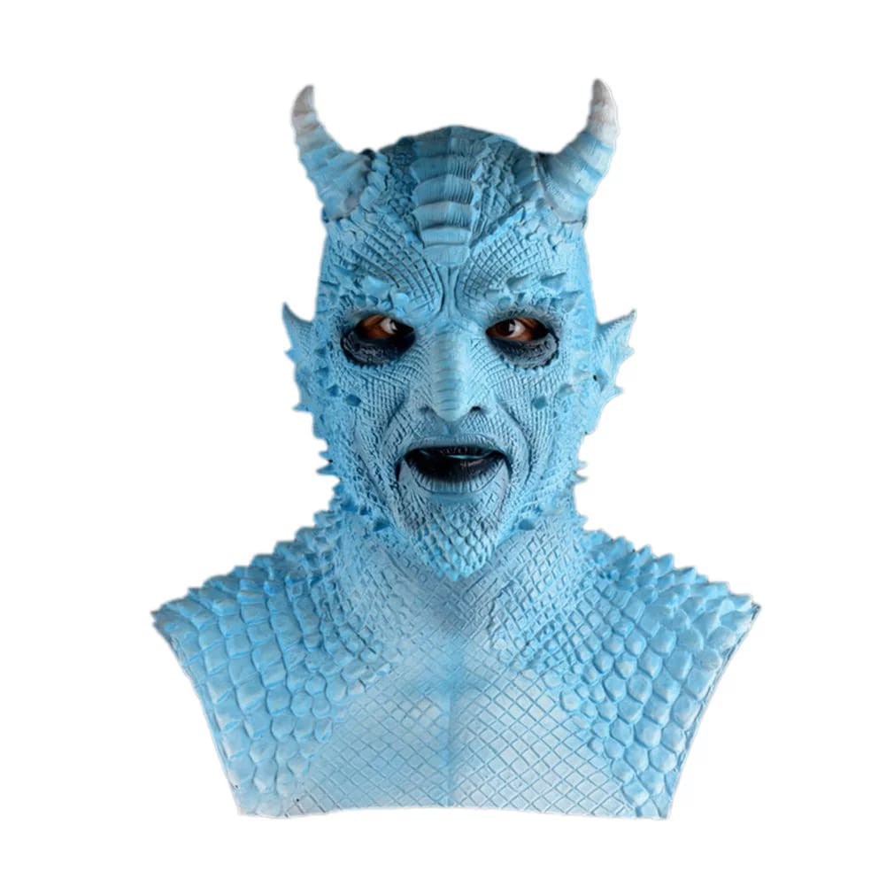 Jual Topeng Iblis Topeng Lucifer Bersisik Naga Demon Horror Lord Diablo ...