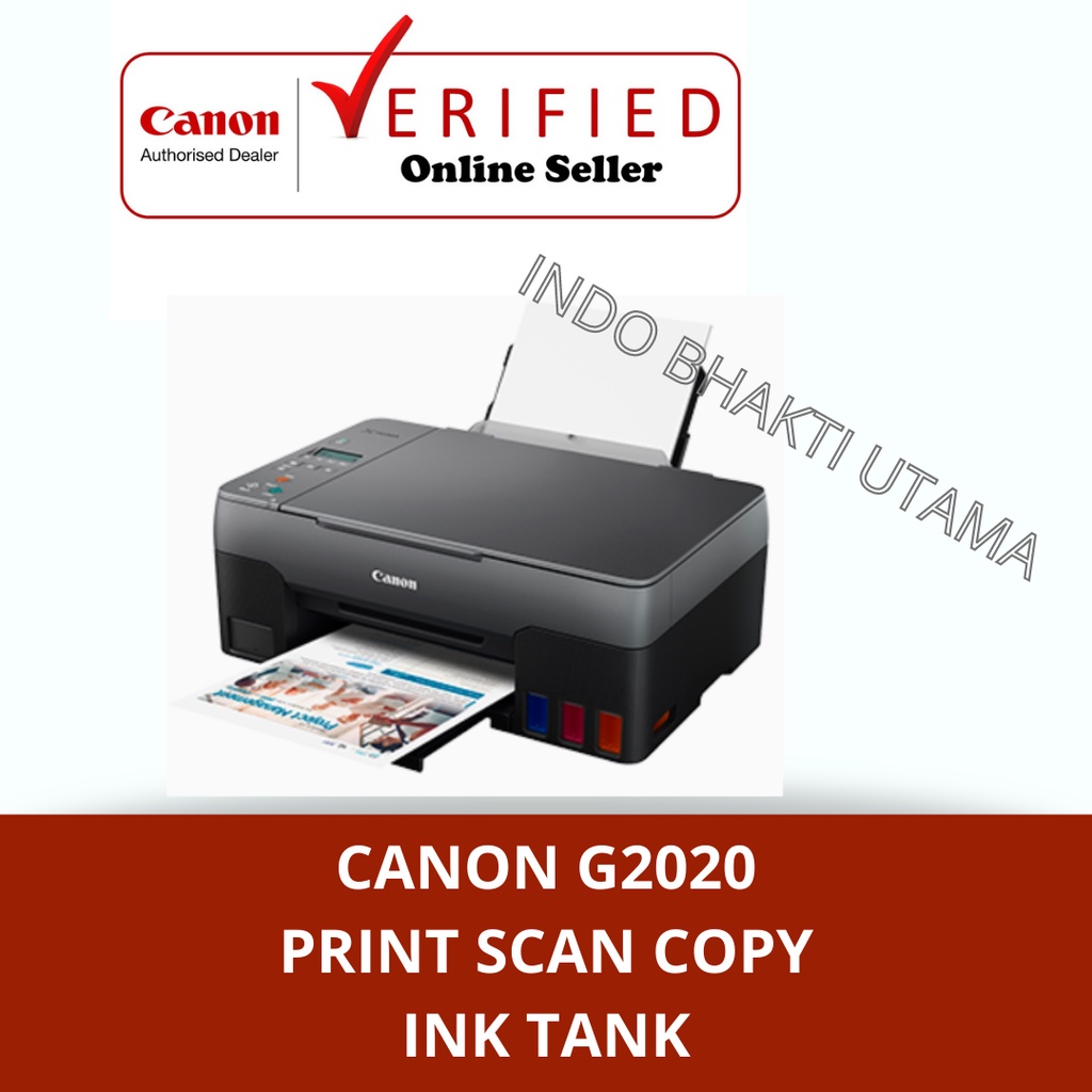 Jual CANON PIXMA INKJET G2020 PRINT SCAN COPY | Shopee Indonesia