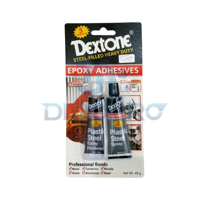 Jual EKSLUSIF LEM DEXTONE EPOXY ADHESIVES 5 MINUTES | Shopee Indonesia