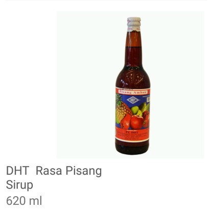 Jual Syrup DHT Pisang Ambon 620 ml (1 dos isi 12 botol) | Shopee Indonesia