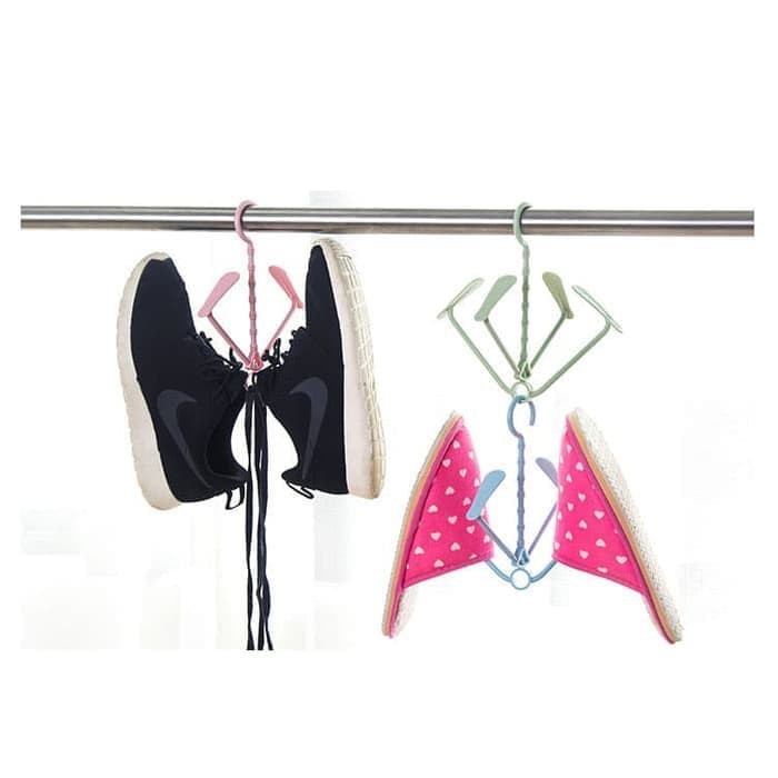 Jual SHOE HANGER GANTUNGAN SEPATU SANDAL JEMUR SHOES ~ jb617 | Shopee ...