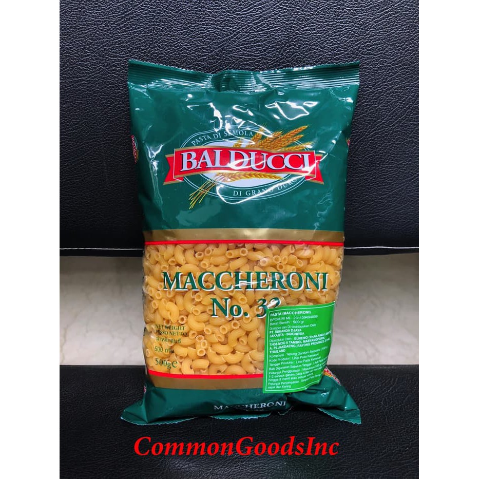 Jual Balducci Pasta Maccheroni / Makaroni / Macaroni (500g) | Shopee ...