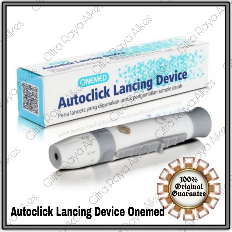 Jual AUTOCLICK LANCING DEVICE ONEMED/ALAT PENGAMBIL SAMPEL DARAH ONEMED ...