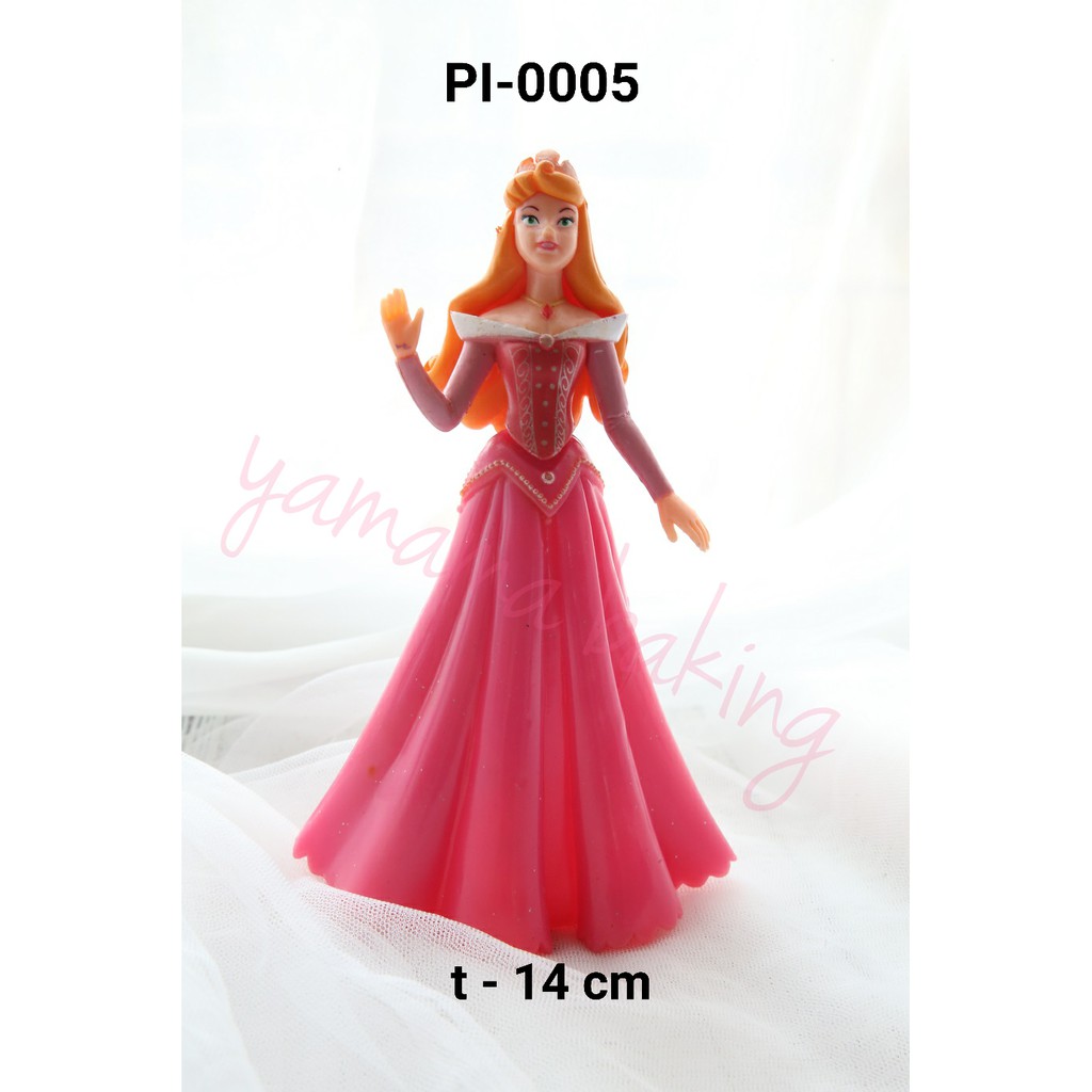 Jual PI-0005 Topper hiasan kue cake mainan princess aurora putri tidur ...