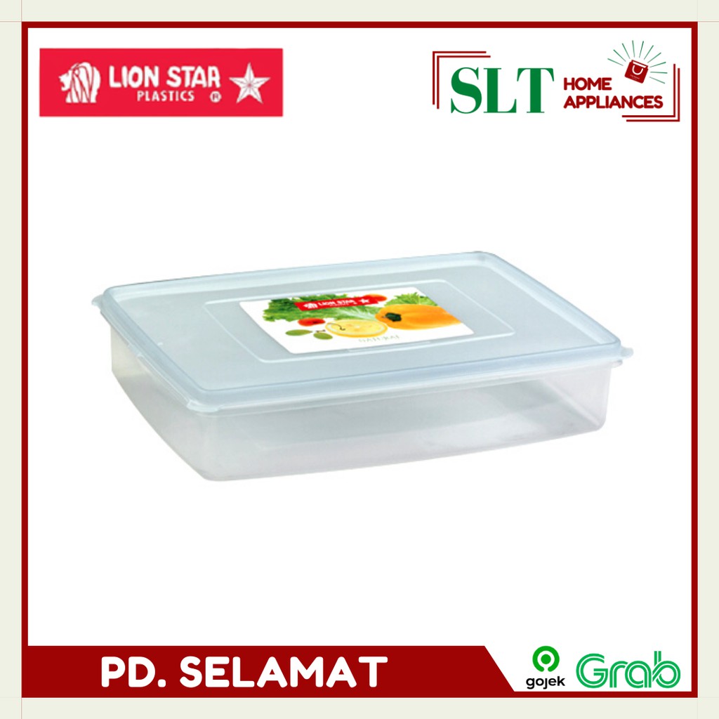 Jual Lion Star Dicky K-5 Sealware Tempat Wadah Segi Kue Donat Donatsu | Shopee Indonesia