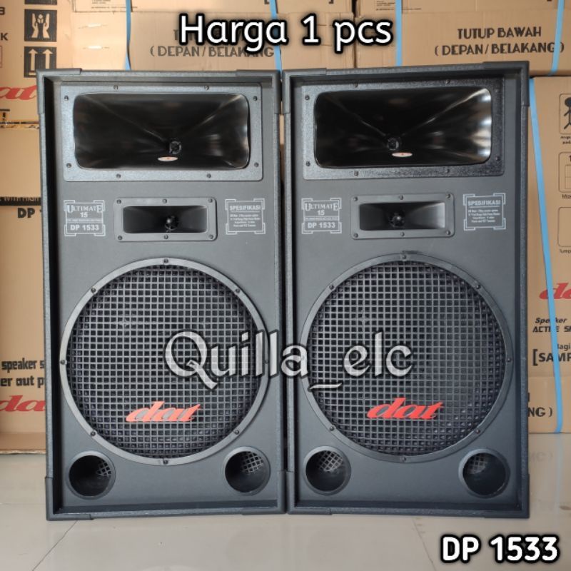 Jual SPEAKER PASSIVE SPIKER PASIF PASIP DAT DP 1533 DP1533 ULTIMATE 15 ...