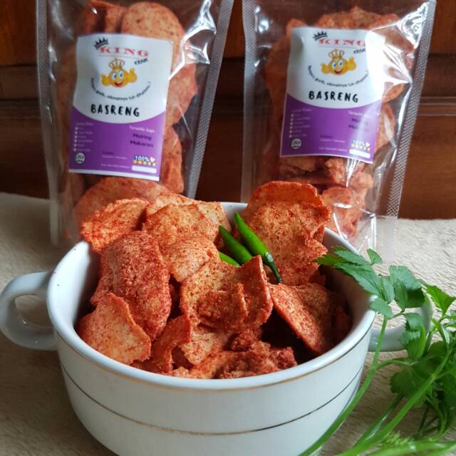 Jual Basreng king kriuk (bakso goreng ikan tenggiri asli) | Shopee ...