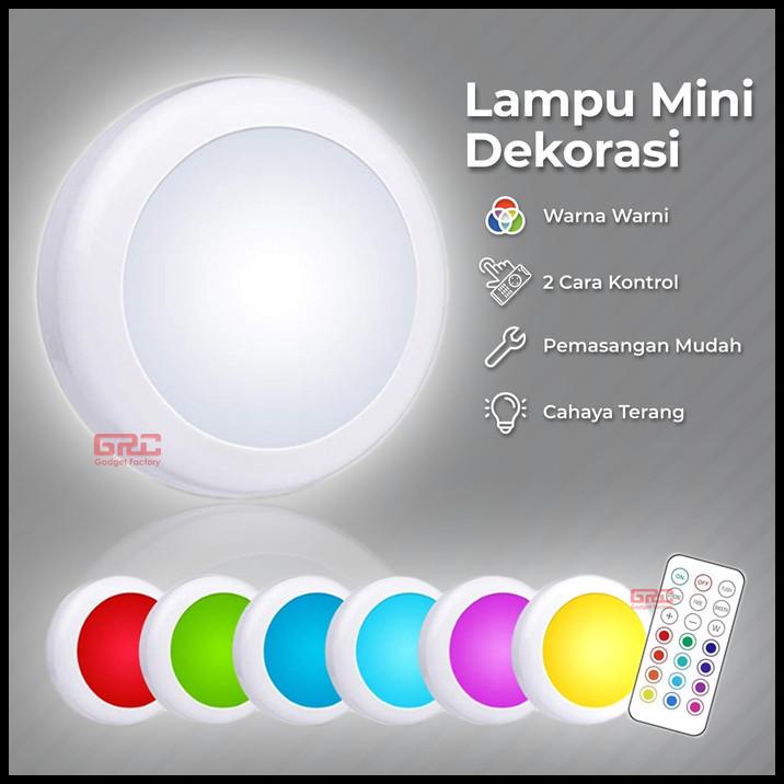 Jual Lampu Tidur Led Sensor Sentuh Remote Lampu Dekorasi Dinding Lemari ...