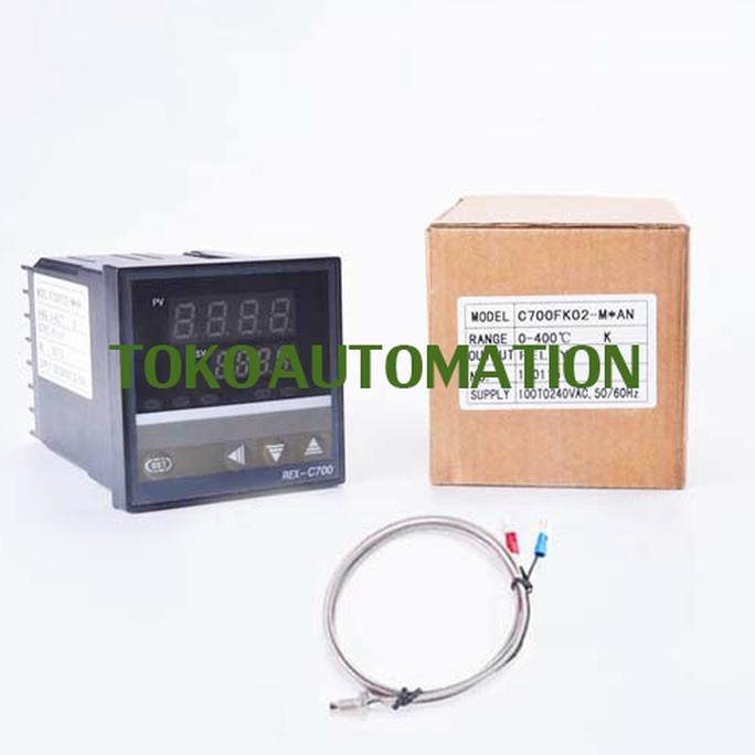 Jual REX-C700 Temperature Controller + Cable REX C700 Thermostat Relay ...