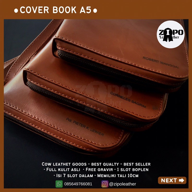 Jual Binder Kulit Buku Cover Book Cover Buku Agenda Binder Vintage ...