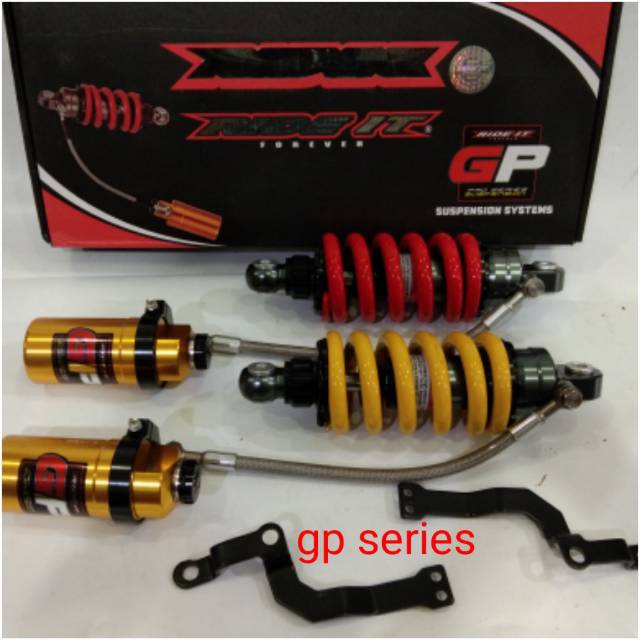 Jual Shockbreaker belakang sonic/supra jtr merek ride it Gp103 Uk 230mm tabung pisah | Shopee ...
