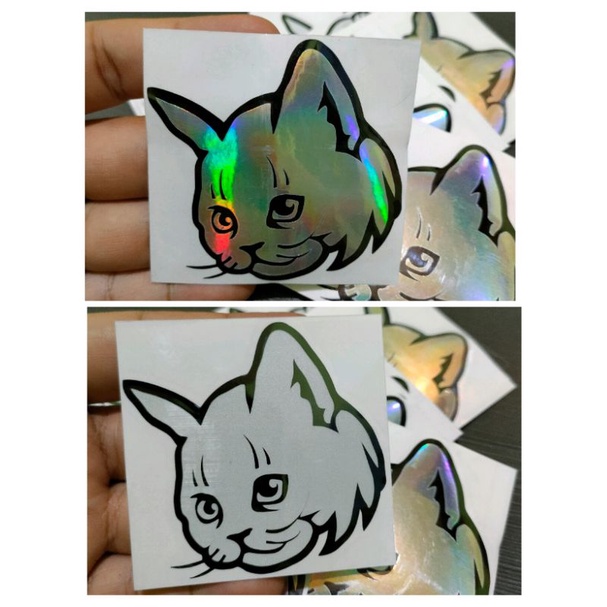 Jual Sticker kepala kucing stiker lucu | Shopee Indonesia