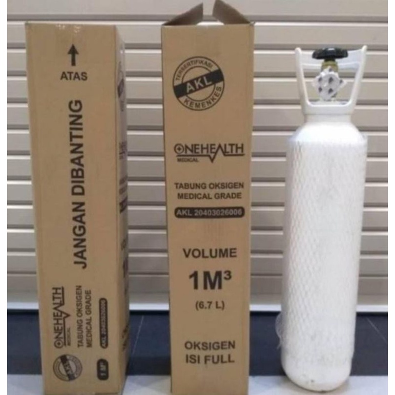 Jual tabung oksigen 1m3+ isi oksigen medical | Shopee Indonesia
