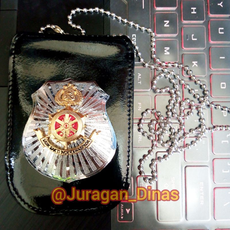 Jual NAME TAG ID CARD HOLDER DOMPET KALUNG LENCANA KTA PENYIDIK ...