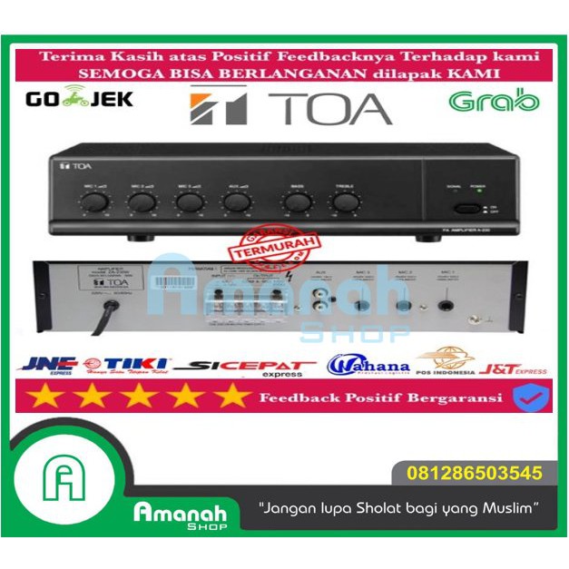 Jual Jual Toa Amplifier Amply ZA-230W ZA230 W ZA230W ZA 230 W 30W harga murah | Shopee Indonesia
