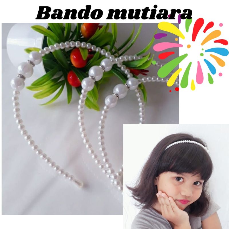 Jual BANDO MUTIARA / BANDO KOREA / BANDO PUTIH / BANDO PESTA | Shopee ...