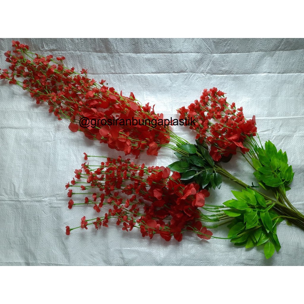 Jual Daun Artificial/Daun Hias/Daun Plastik/Daun Dekorasi/Daun Wisteria ...