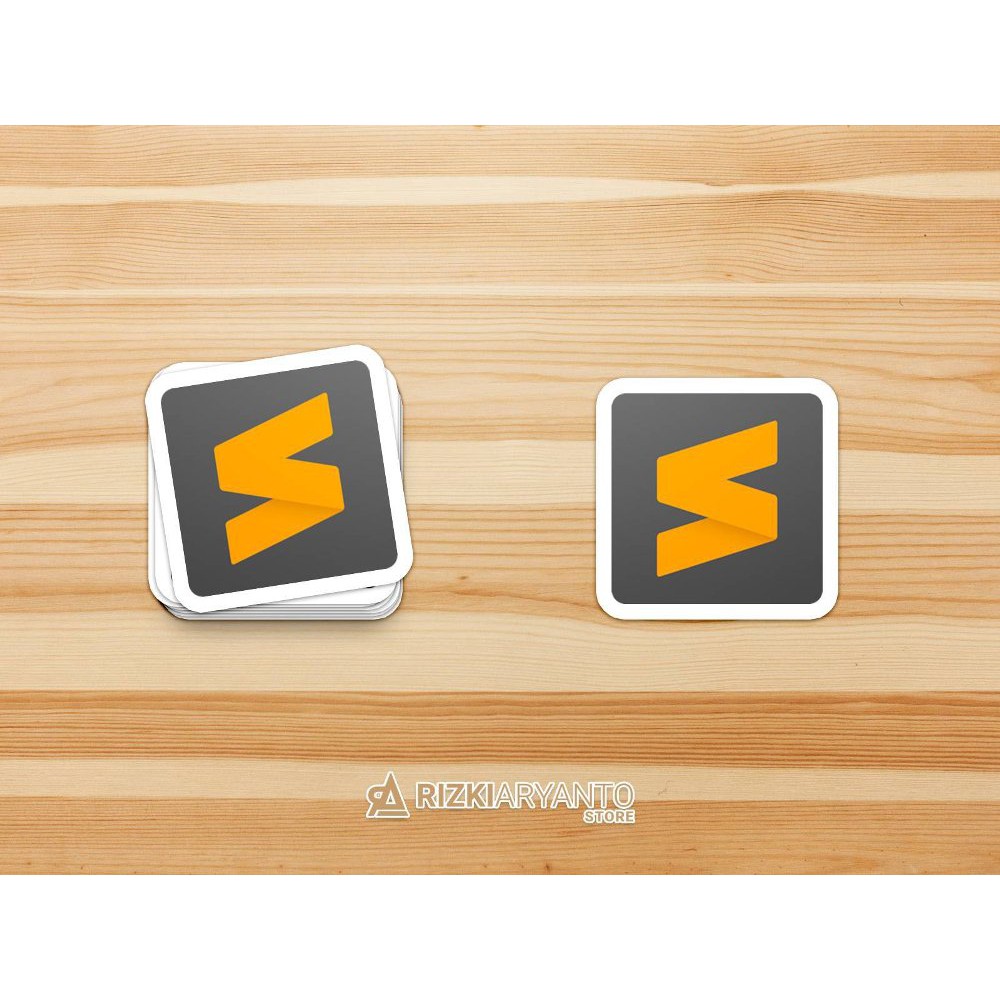 Jual Sticker - Stiker Logo Aplikasi Sublime Text untuk PC Laptop HP dll ...