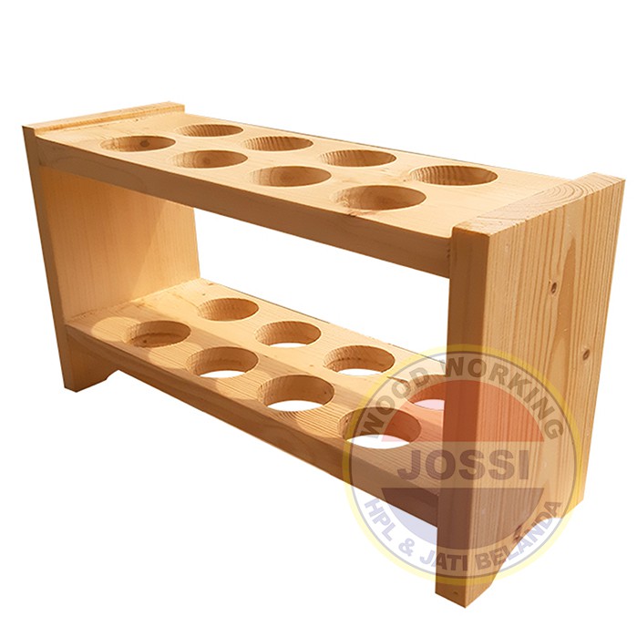 Jual Egg Storage Display / Rak Display Telur Ayam dan Bebek Isi 16 Kayu ...