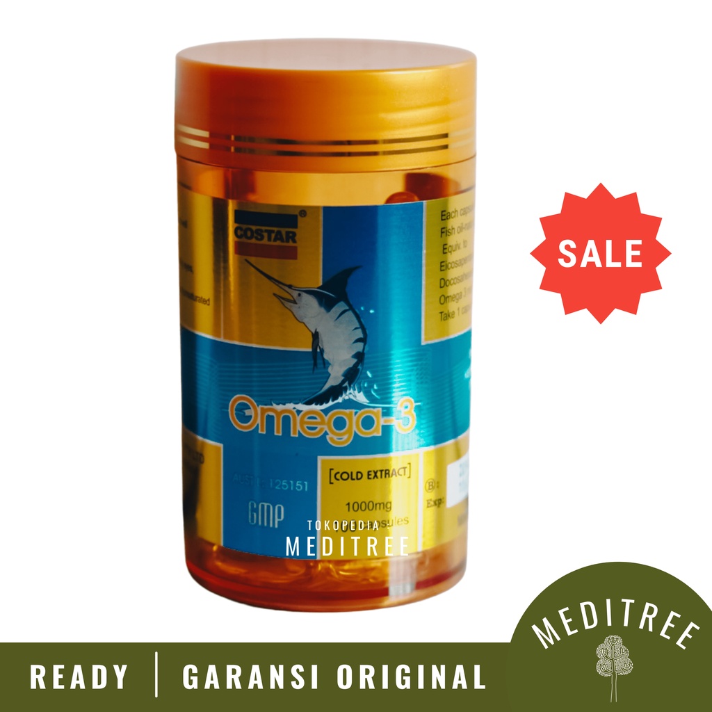 Jual Omega 3 Costar (100 capsul) Minyak Ikan (EXP NOV 2023) | Shopee ...