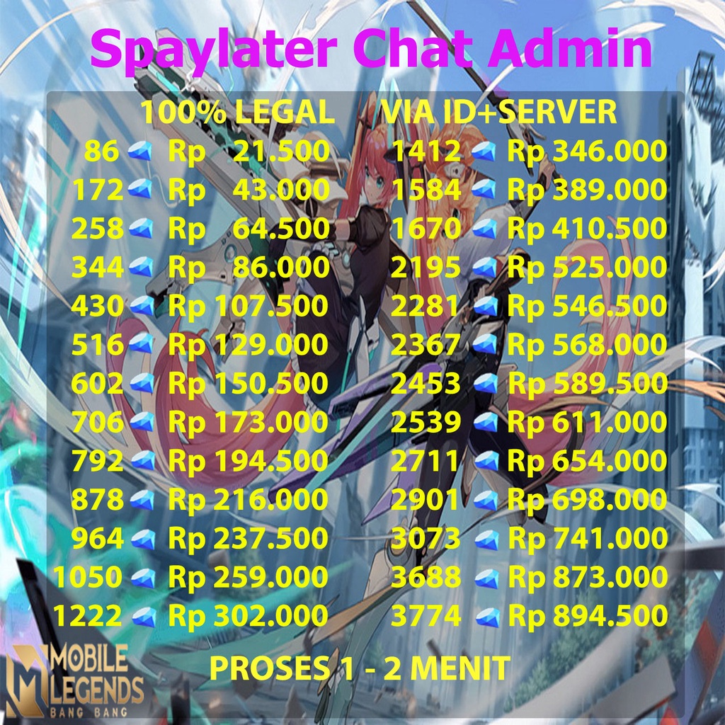 Jual Diamond Mobile Legends | Shopee Indonesia