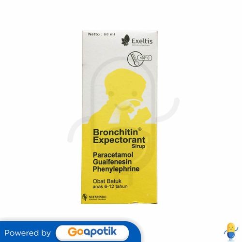 Jual BRONCHITIN EXPECTORANT SYRUP 60 ML | Shopee Indonesia