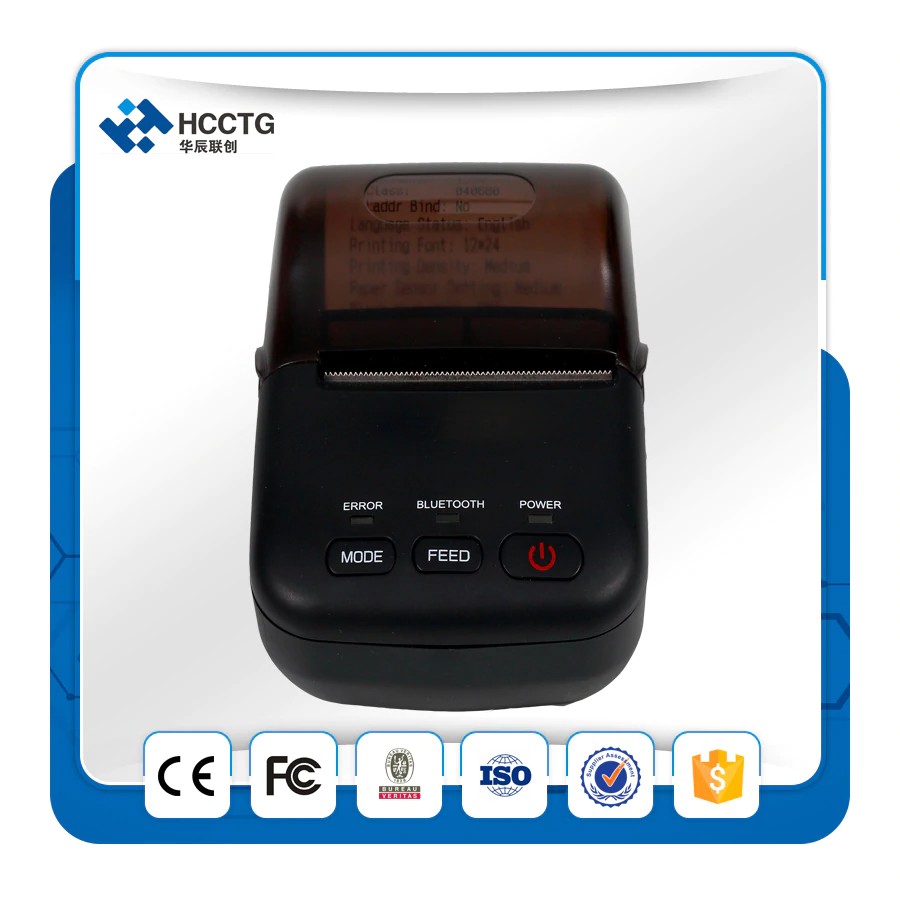 Jual Small POS Printer Thermal Printing Machine Use To Store Bluetooth ...