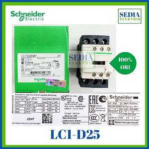 Jual KONTAKTOR SCHNEIDER LC1D25M7 LC1 D25 LC1-D25 | Shopee Indonesia