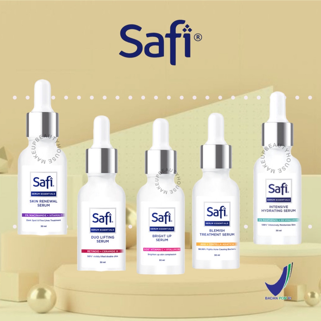 Jual SAFI Serum Essentials Series 30ml - Skin Renewal | Blemish ...