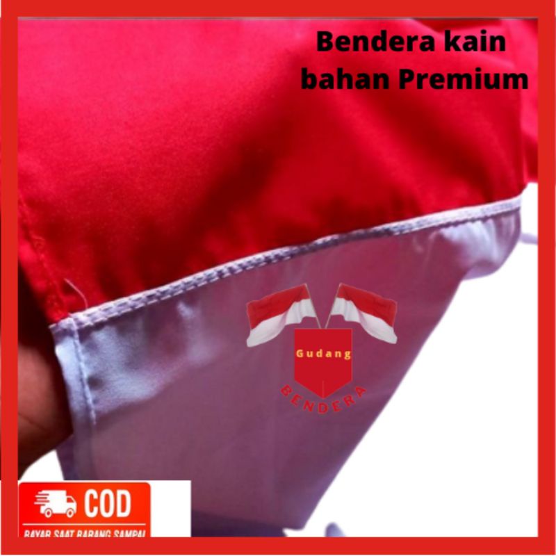 Jual Bendera merah putih Bendera Indonesia kain katun | Shopee Indonesia