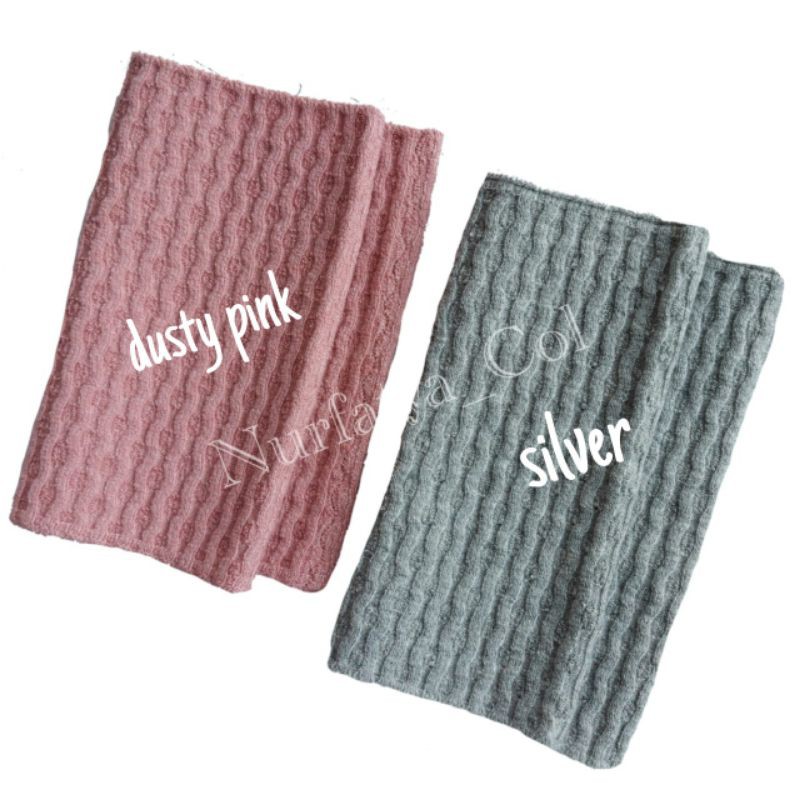 Jual Bando Rajut Embos Bandana Hijab Rajut Motif Timbul | Shopee Indonesia