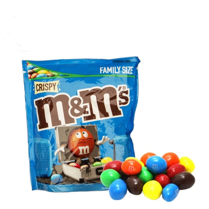 Jual M&M's Coklat Crispy Family Size Permen Candy Chocolate Candies ...
