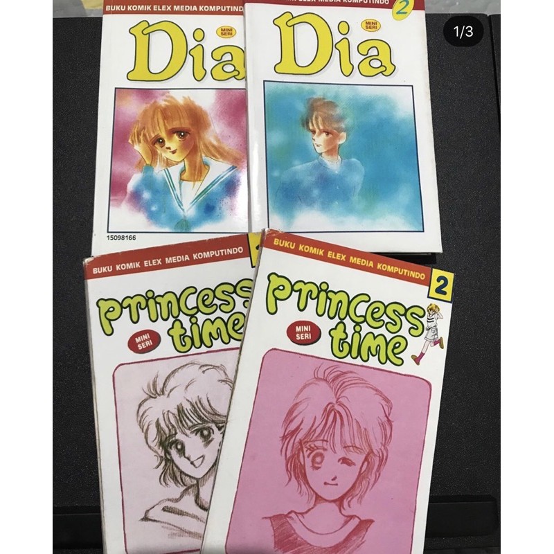 Jual komik mini seri dia 1-2 tamat dan princess time 1-2 tamat | Shopee ...