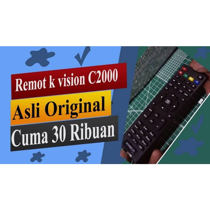Jual REMOT K VISION BROMO C2000/C1000 DIJAMIN LANGSUNG PAKAI | Shopee ...