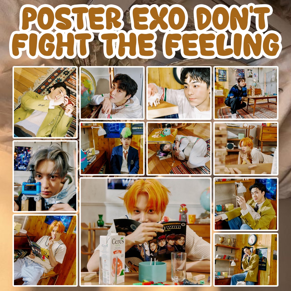 Jual Poster EXO DONT FIGHT THE FEELING | Poster Kpop A4 A5 A6 Murah Murah (Part B) | Shopee ...