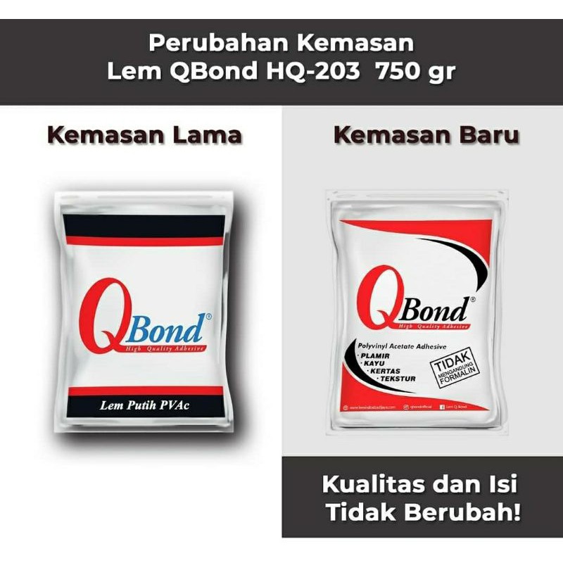 Jual LEM PUTIH QBON LEM KAYU LEM TRIPLEK KAYU ke KAYU | Shopee Indonesia