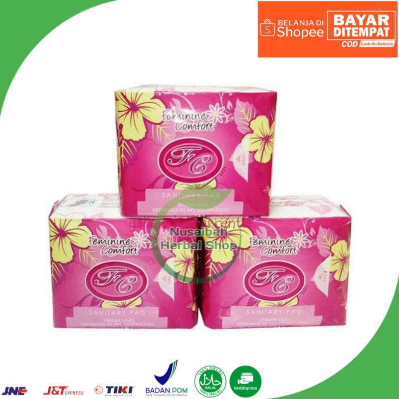 Jual Pembalut Herbal Avail Merah | Night Use (Dipakai Malam Hari ...