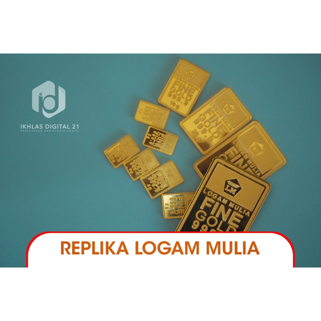 Jual Replika Logam Mulia/Akrilik Gold Miror | Shopee Indonesia