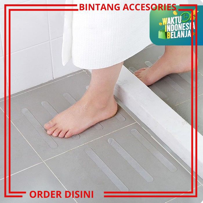 Jual W497 STIKER LANTAI ANTI SLIP LICIN STICKER LANTAI KAMAR MANDI ...