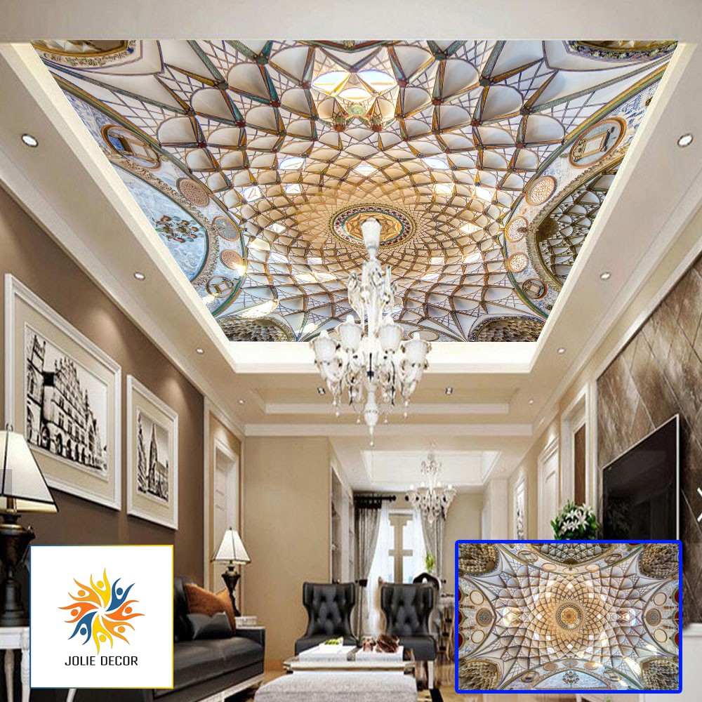 Jual Wallpaper Plafon Custom Mural Tema Religi Islami | Shopee Indonesia