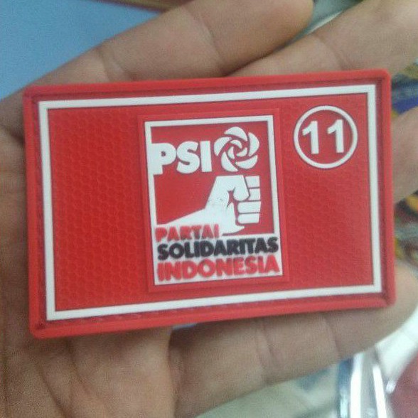 Jual patch ruber partai PSI logo partai PSI emblem partai PSI | Shopee ...