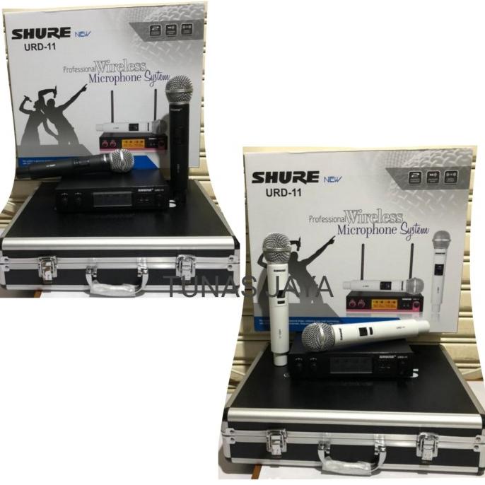 Jual Mic Wireless Shure Urd11 Plus Hardcase Mic Wireless Shure Urd 11 Koper | Shopee Indonesia