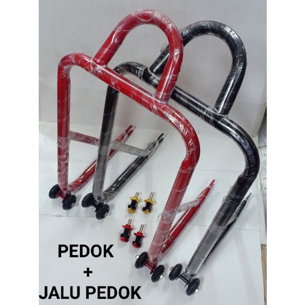 Jual STANDAR 2 PEDOK/PADDOCK KAKI V NINJA 250 FI/NINJA 250 KARBU/R15 V3 ...