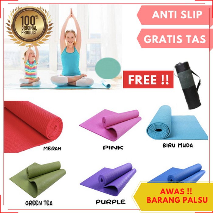 Jual Matras yoga mat matras olahraga or alas yoga or matras gym AB83 ...
